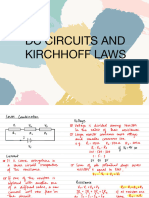 CURRENT ELECTRICITY - WORKSHEET-6 - KIRCHHOFF-S LAWS - Ic535180 | PDF