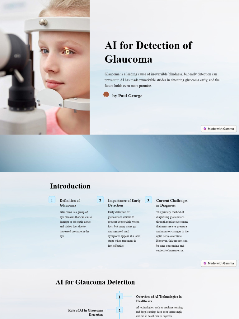 AI Revolutionizing Glaucoma Detection | PDF | Artificial Intelligence ...
