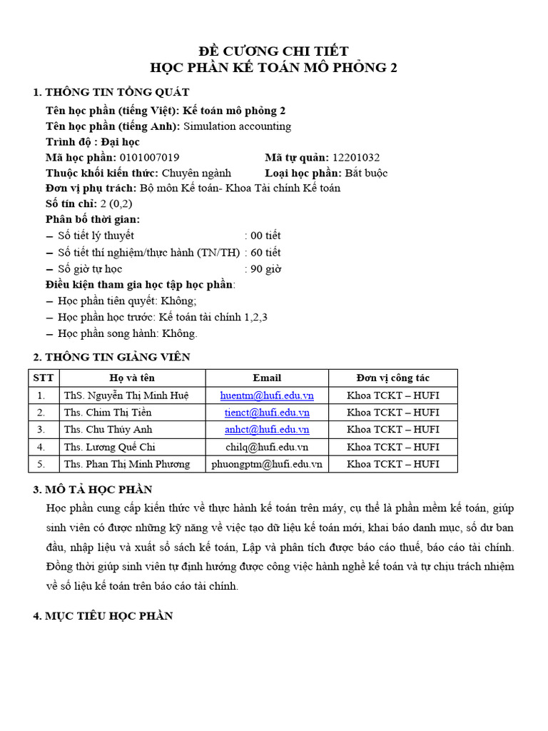 DCCT Ke Toan Mo Phong | PDF