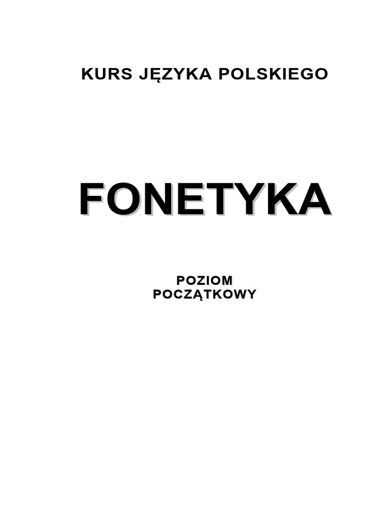 Fonetyka Print Zao 22 | PDF
