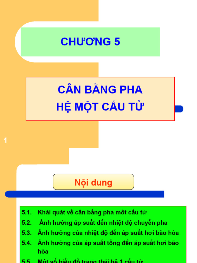 Chuong 5 - Can Bang Pha He Mot Cau Tu | PDF