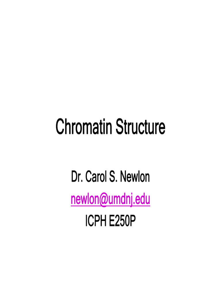 Understanding Chromatin Structure and Function | PDF | Histone | Chromatin