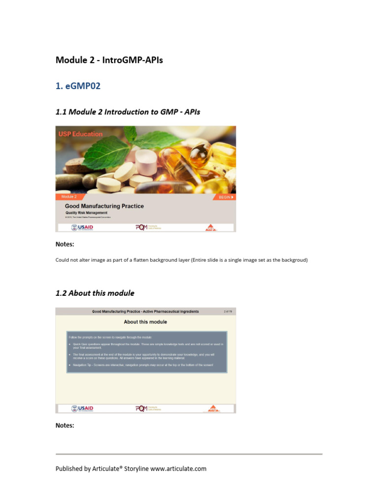 Module-2-IntroGMP APIs | PDF | Personal Protective Equipment | Calibration Module-2-IntroGMP APIs | PDF | Personal Protective Equipment | Calibration