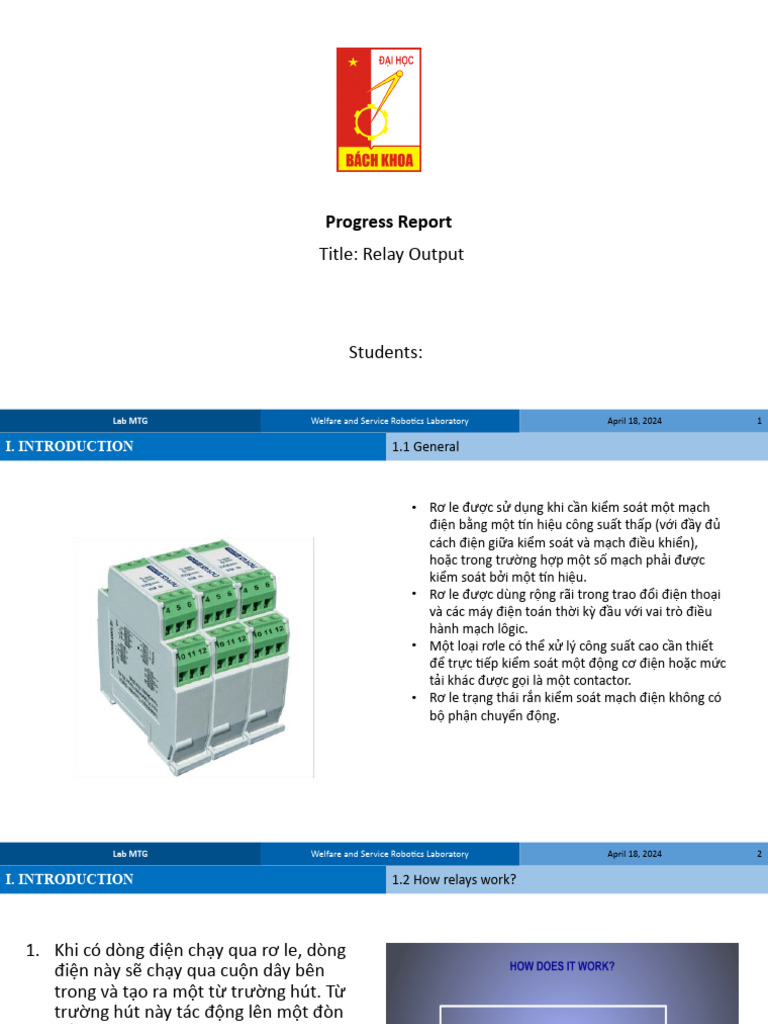 M6-Báo Cáo Relay | PDF