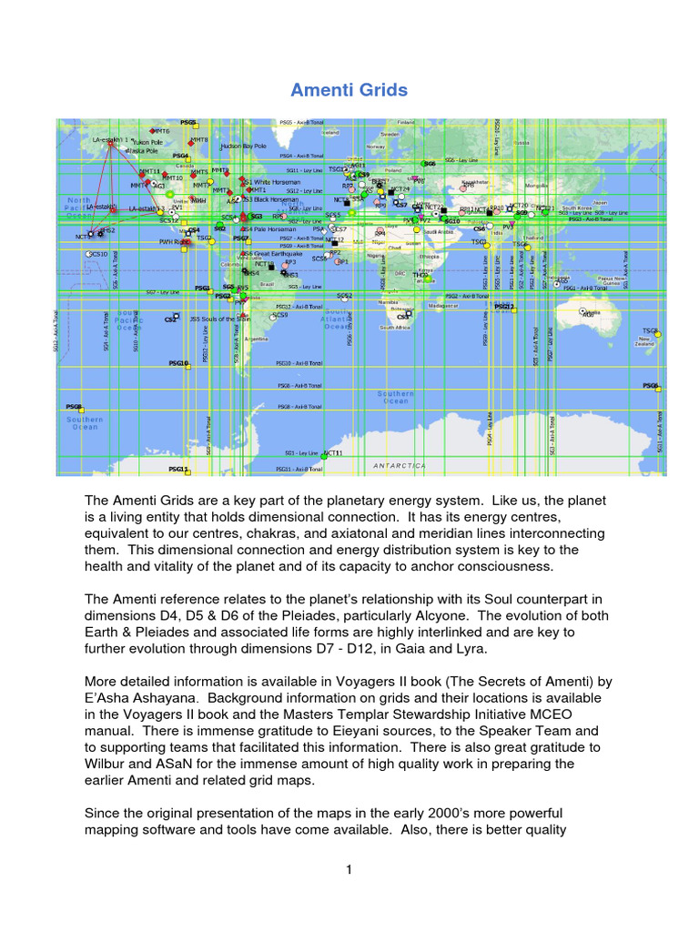 Amenti Grids | PDF | Map | Cartography