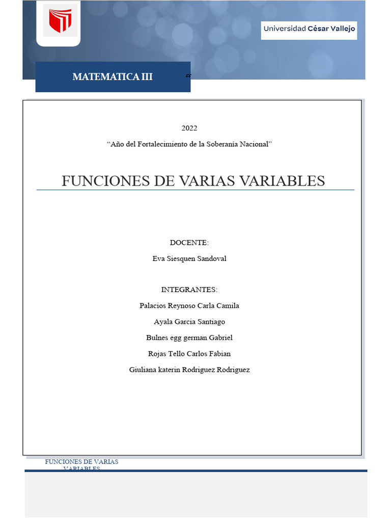 Matematica III - 1 | PDF