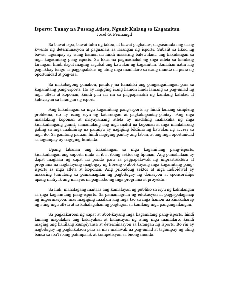 Isports | PDF