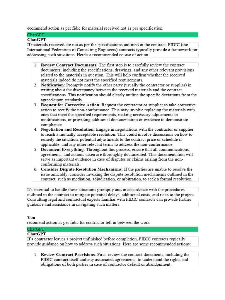 Case Study Contract Chat GPT | PDF | Alternative Dispute Resolution ...