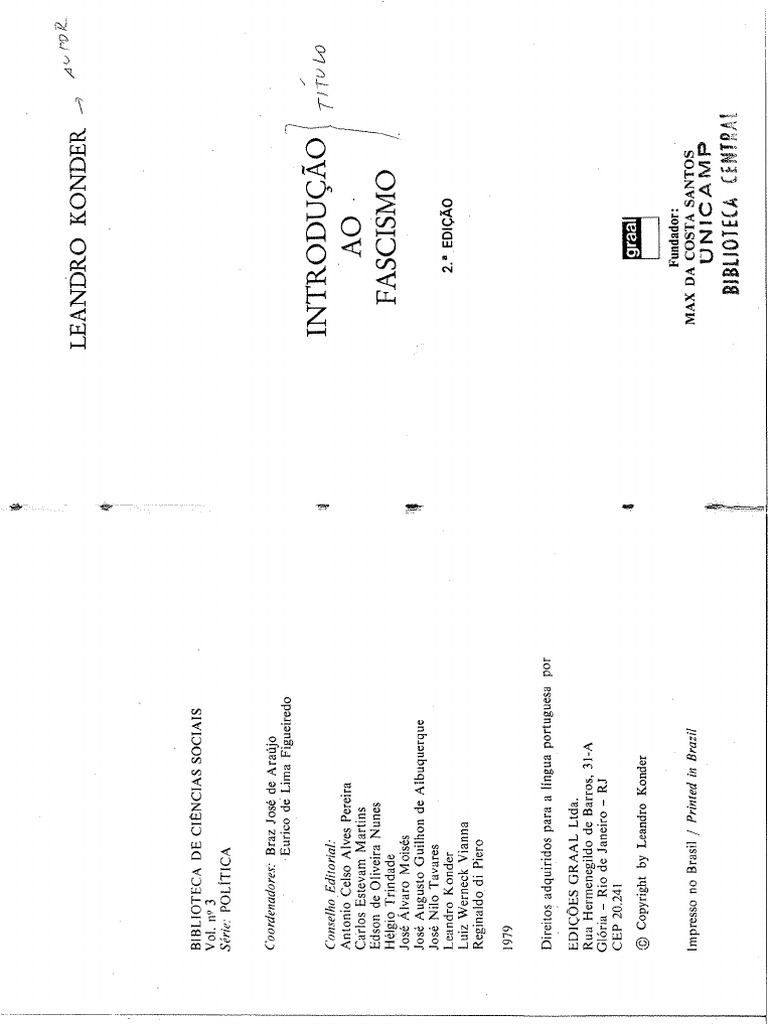 Introducao ao Fascismo | PDF Introducao ao Fascismo | PDF
