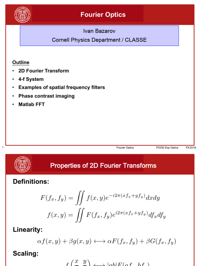 Lecture 11 | Download Free PDF | Low Pass Filter | Fourier Transform