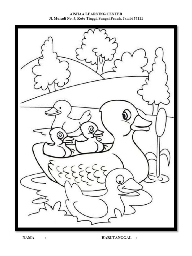 Mewarnai Gambar di Aishaa Learning Center | PDF
