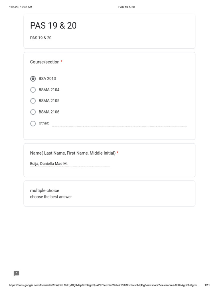Pas 19 20 | Download Free PDF | Expense | Income Statement