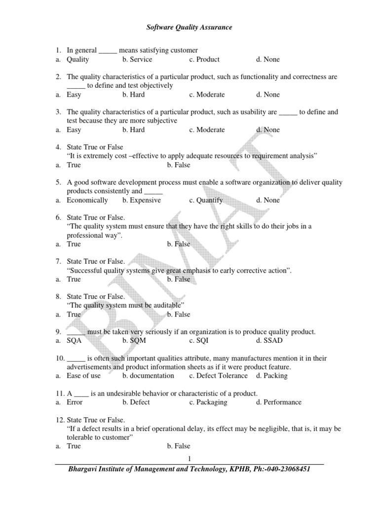 Software Quality Assurance | PDF | Iso 9000 | Software Testing