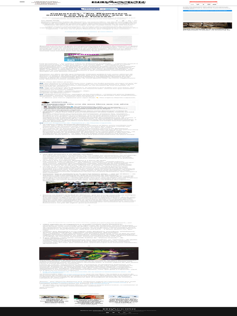 Caparrós: "En Ñamérica Somos en La Mezcla, Esa Es Nuestra Fuerza" - RED ...