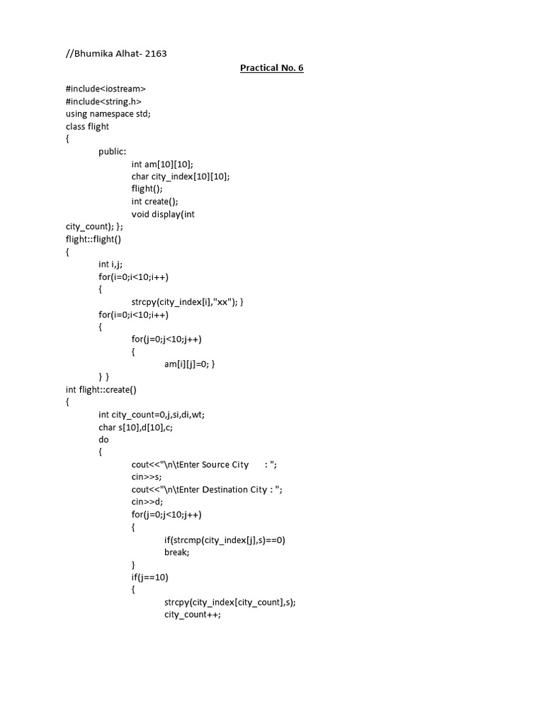 Practical 6 Pdf Software Development Computer Programming 