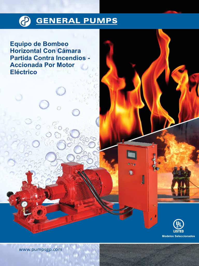 Bombas Contra Incendios GHCE Eléctricas | PDF | Ingeniería mecánica ...