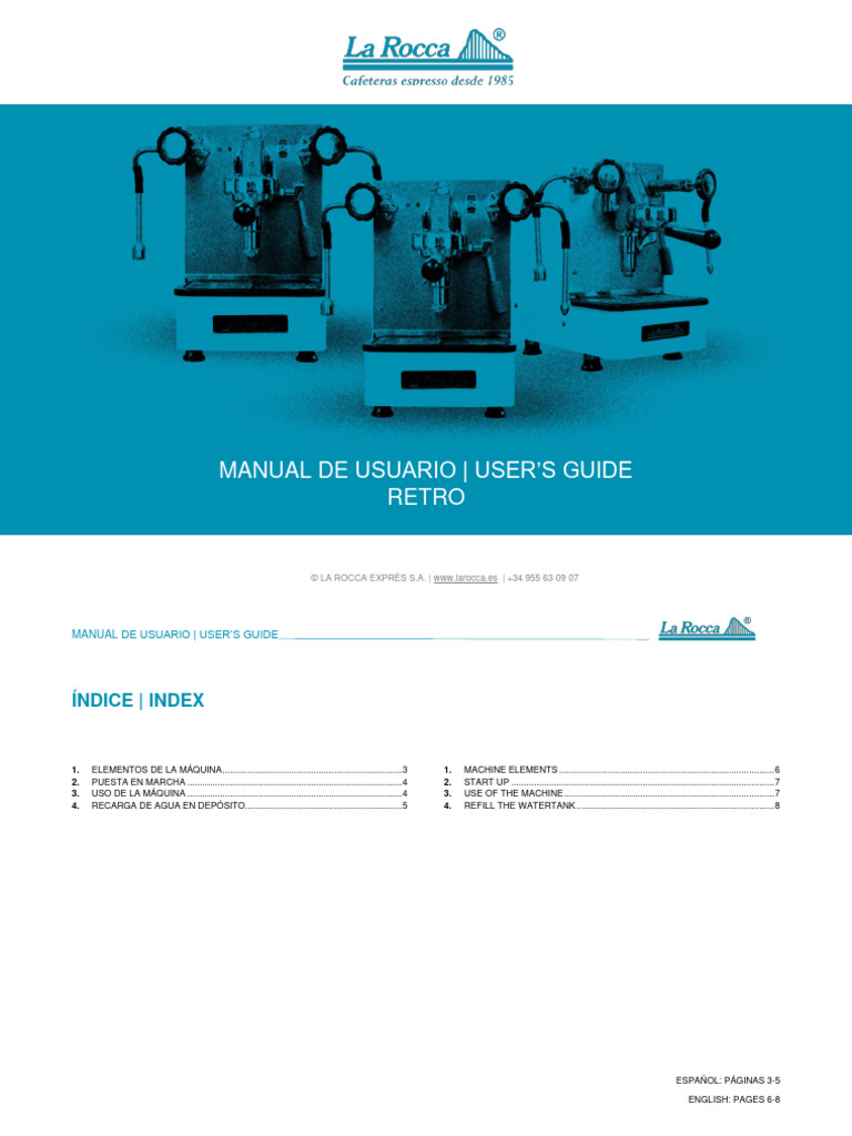 RETRO Manual Users Guide | PDF | Vapor | Agua