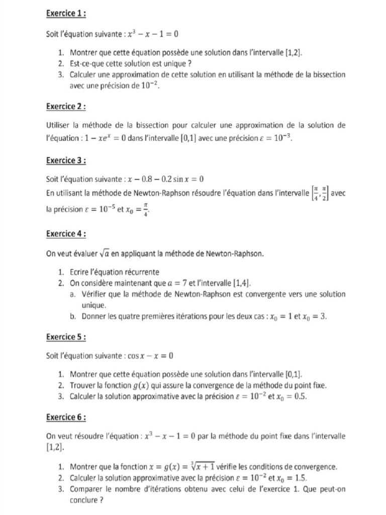 Exercices Corrigés | PDF