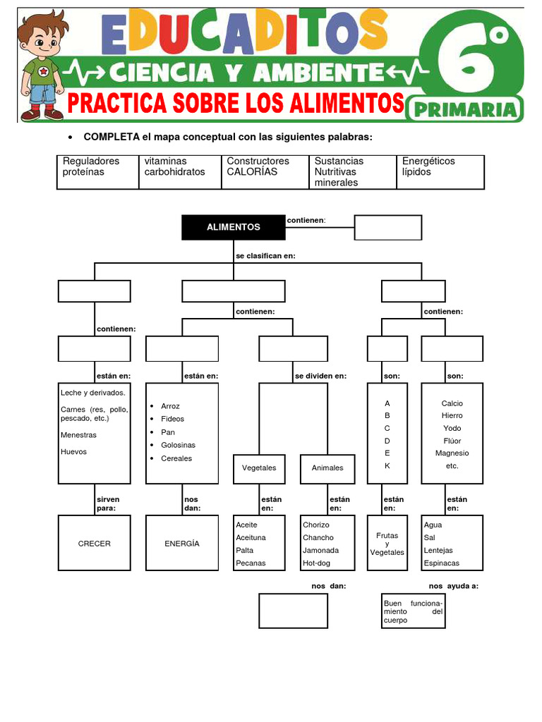 Guía de Nutrición y Vitaminas para Niños | PDF | Alimentos | Nutrición