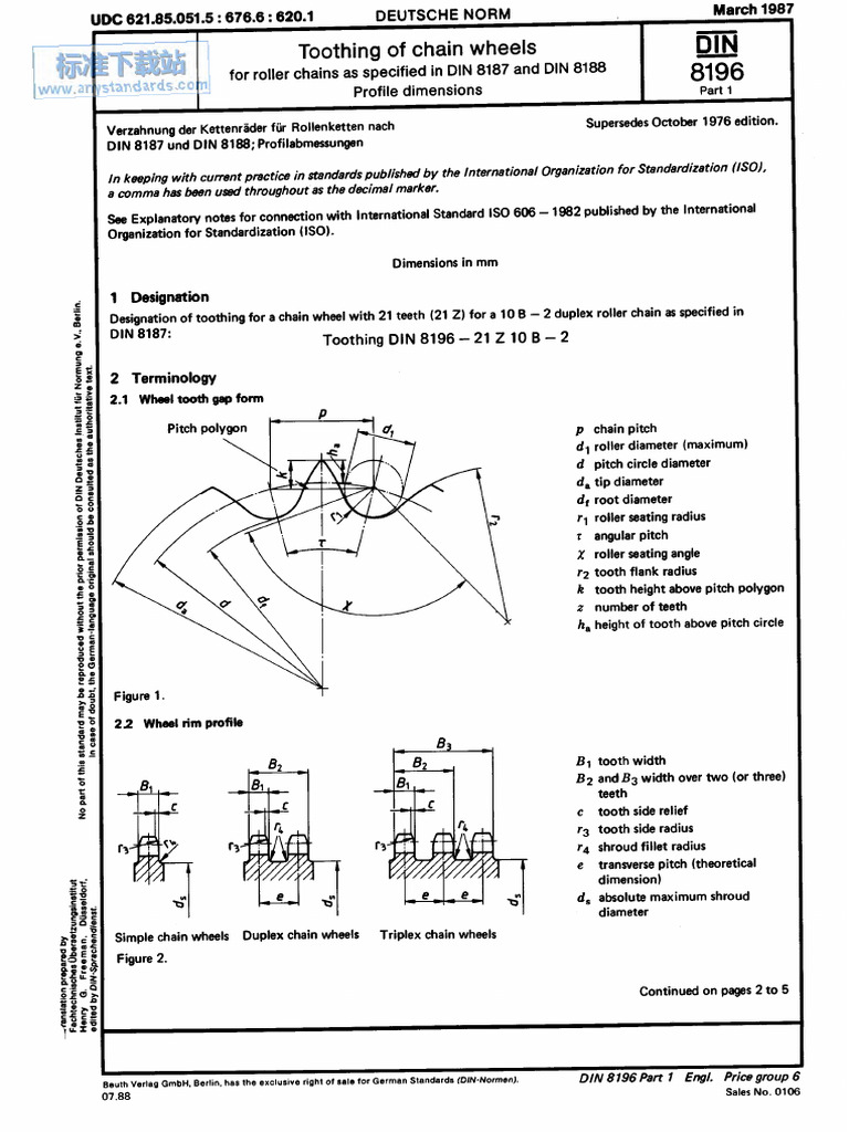 DIN 8196-1-1987en | PDF