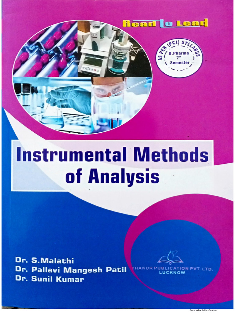 Instrumental Method of Analysis Thakur Publication 7th Semester | PDF