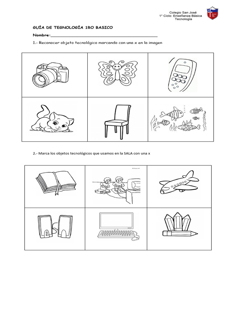 Guia Objetos Tecnologicos 1ro Ab | PDF