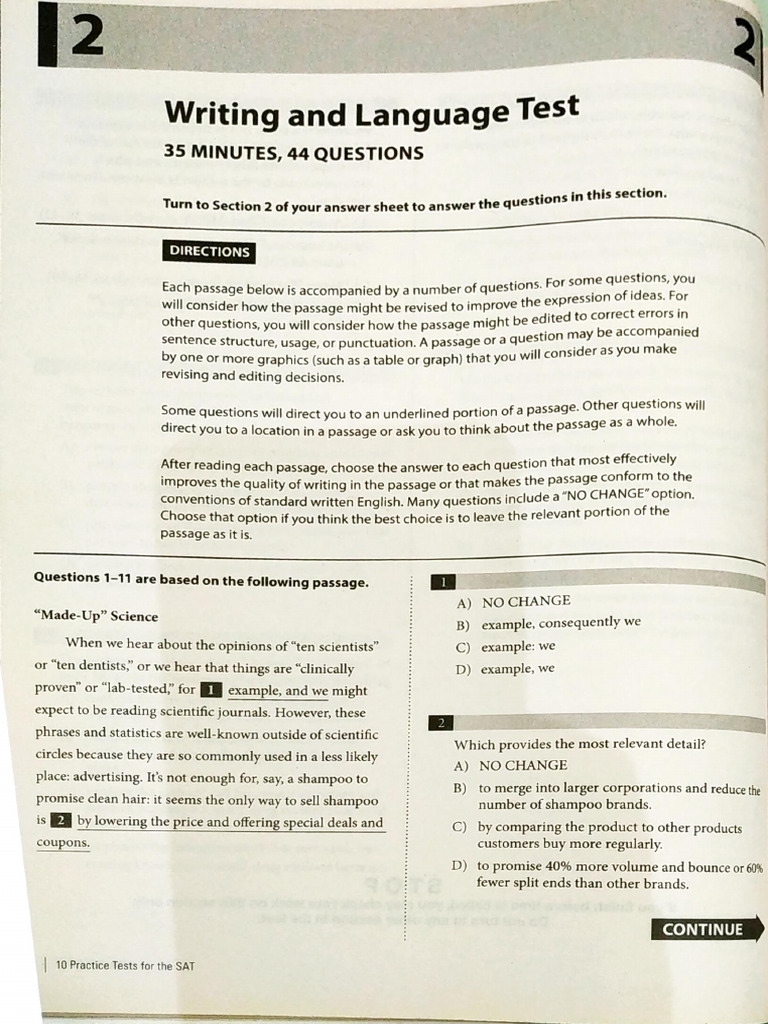 Princeton Paper 1 Section 2 | PDF