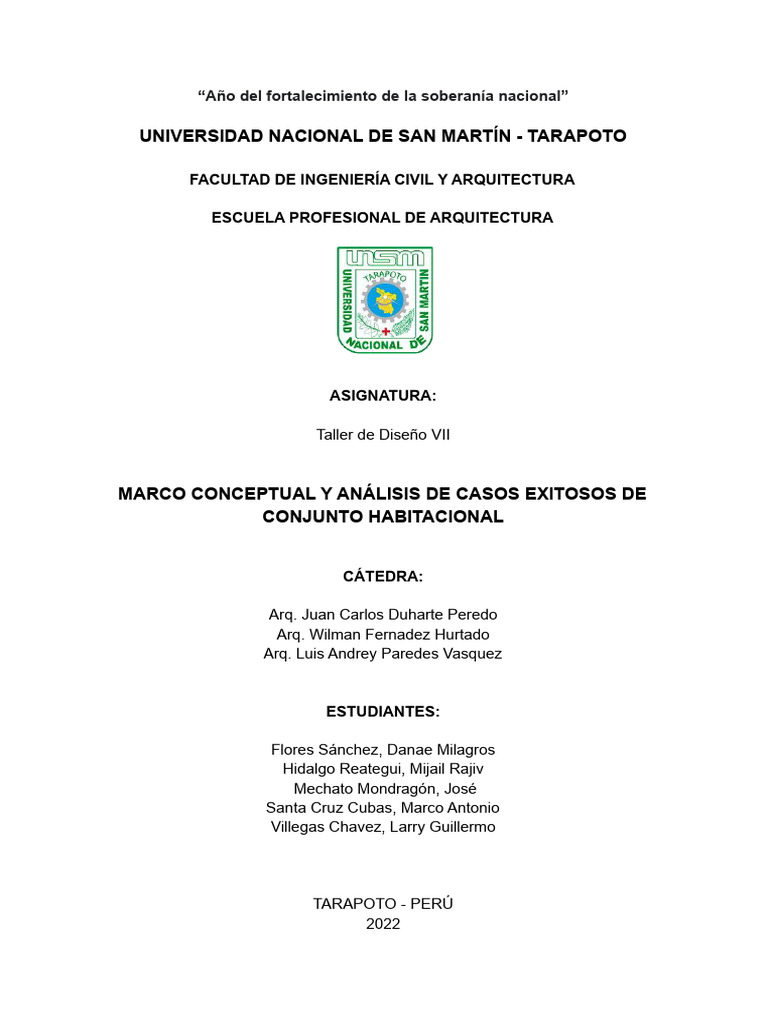 Informe 2 Analisis Edificios de Conjunto Residencial | PDF | Transporte | Sustentabilidad