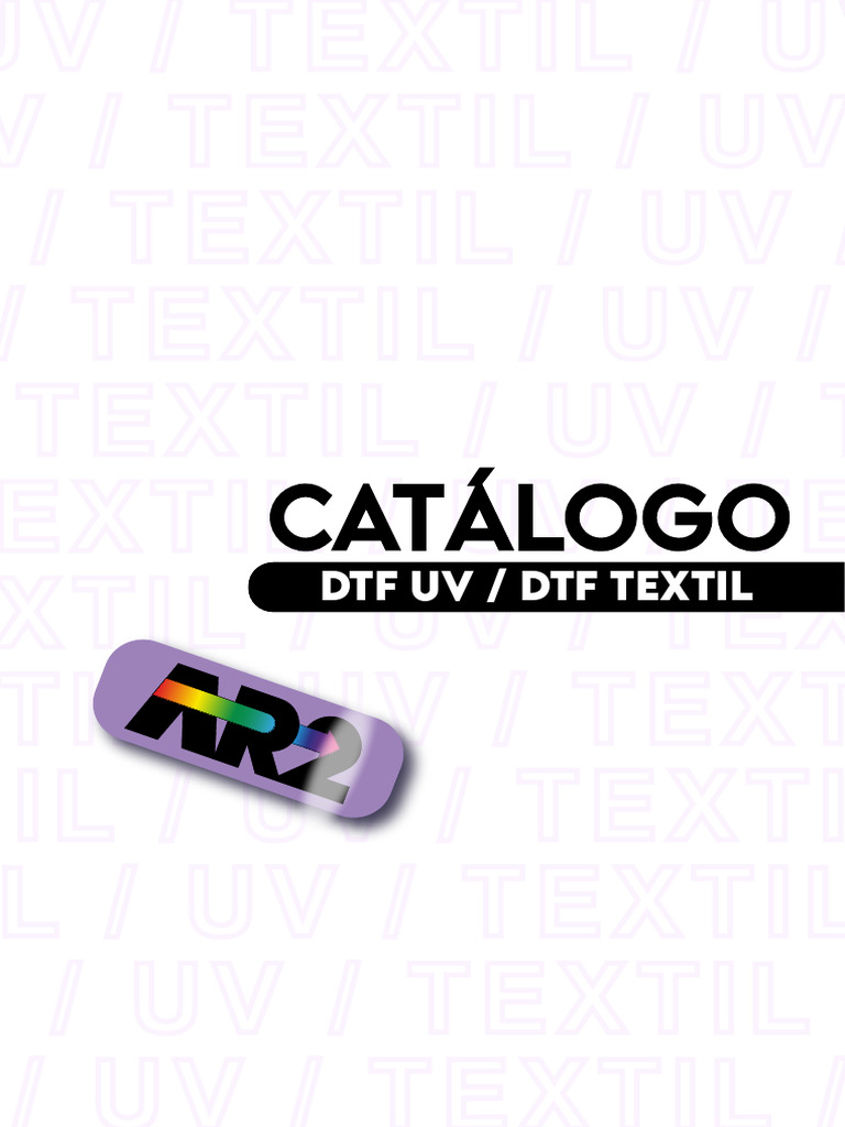 Catálogo DTF Uv - Textil 01 Feb 2023 | PDF