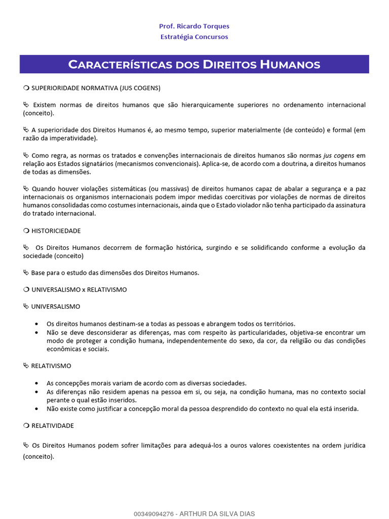 01-caracteristicas-dos-direitos-humanos-resumo | PDF | Direitos Humanos ... 01-caracteristicas-dos-direitos-humanos-resumo | PDF | Direitos Humanos ...