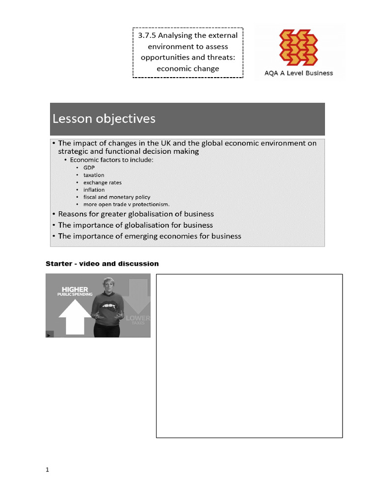 375 Worksheet | PDF | Inflation | Globalization