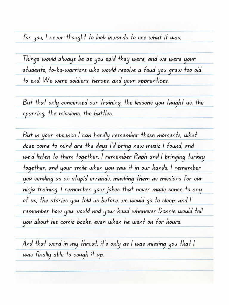 Leo's Tribute to a Lost Father | PDF