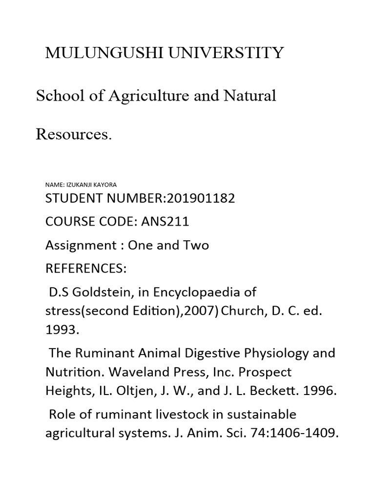 ANS Assignment | PDF | Autonomic Nervous System | Nervous System