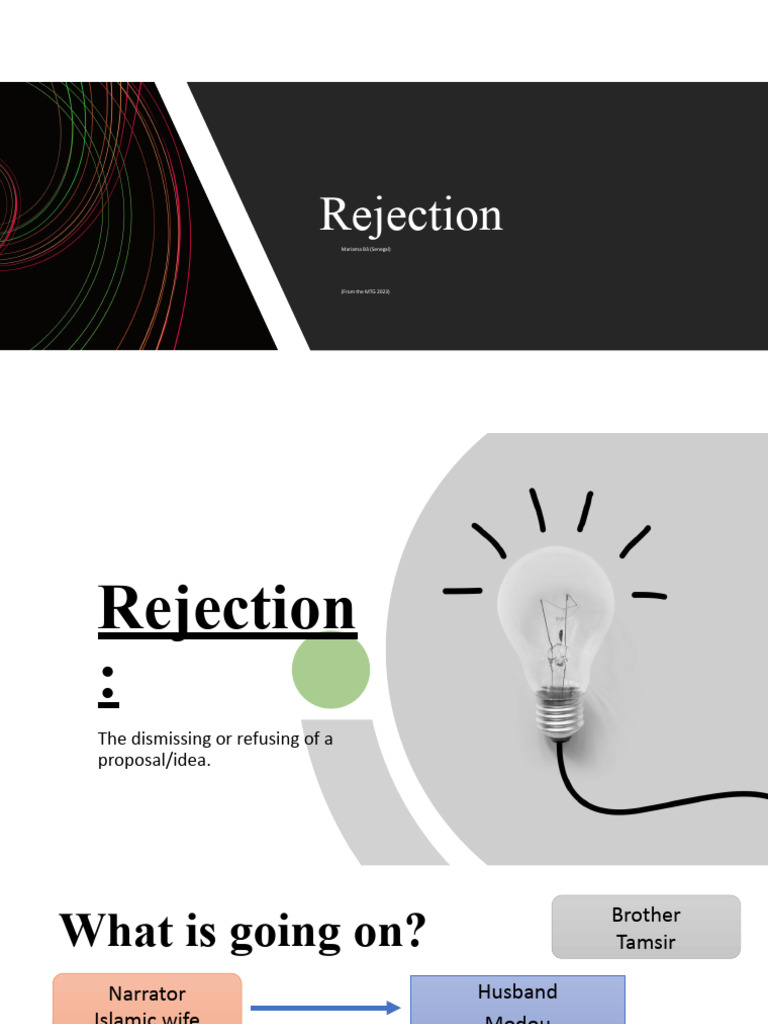 Rejection (With Themes) PPT - MTG | PDF | Narration | Marriage