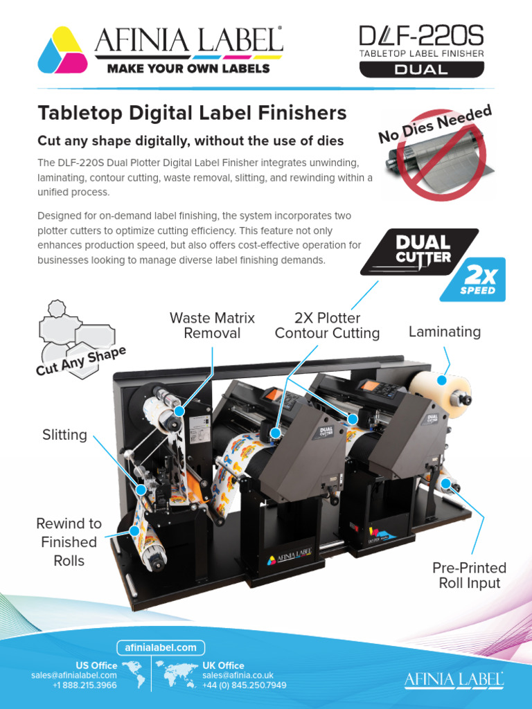 AfiniaLabel Brochure DLF 220S Dual 1.0 | PDF | Computer Science ...