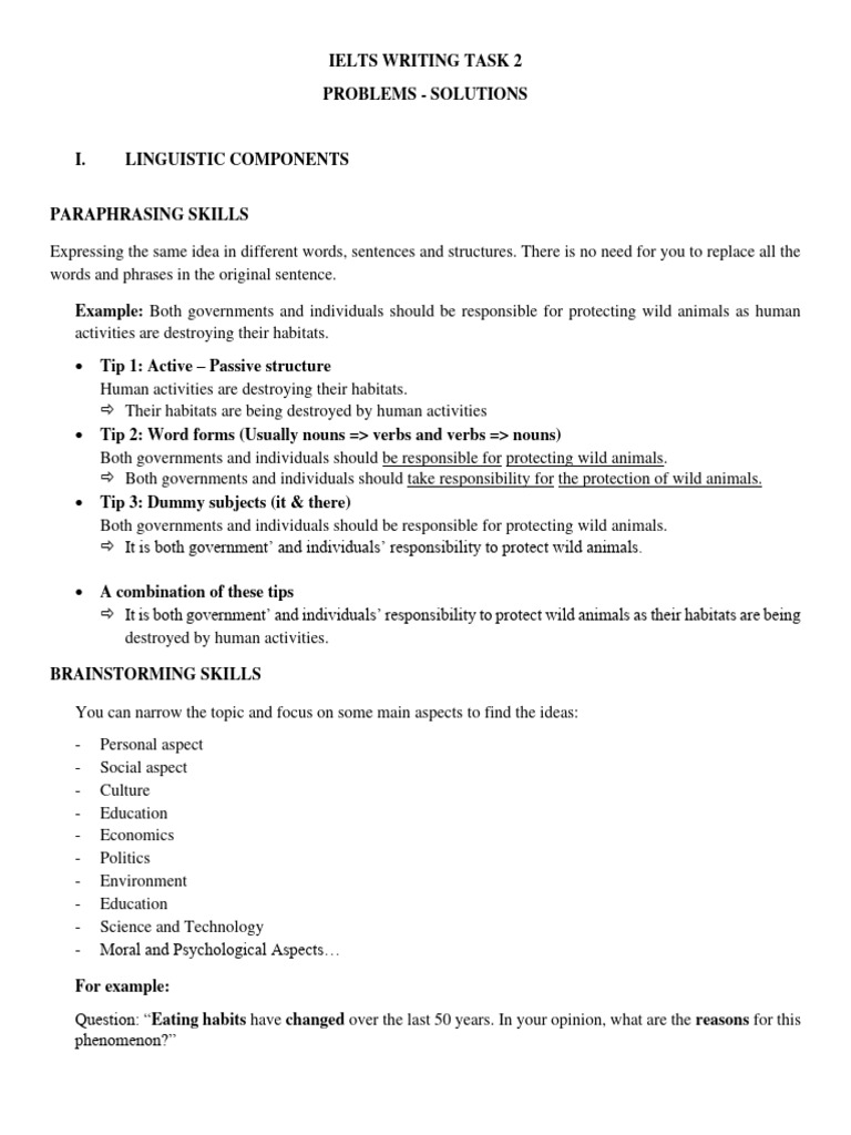 IELTS Writing Task 2: Problems & Solutions | PDF | Crimes | Crime & Violence