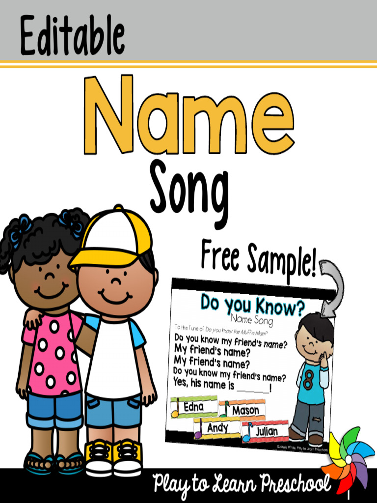 NameSongforCircleTimeFREE 1 | PDF