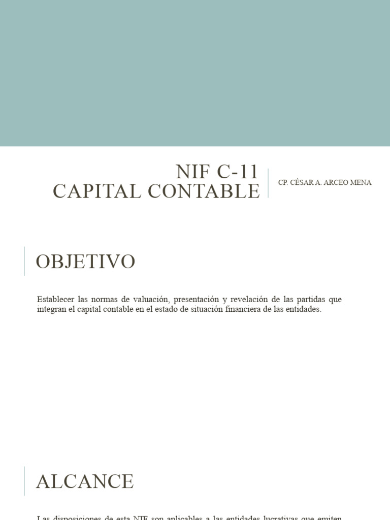 Nif C-11 | PDF | Compartir (Finanzas) | Dividendo