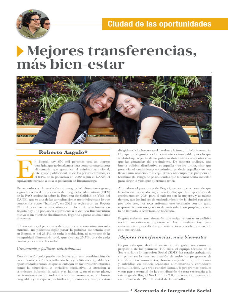 Mejores Transferencias, Mas Bien-Estar (X) | PDF | Seguridad ...