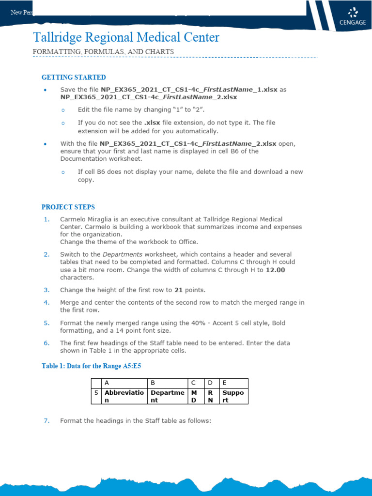 Instructions NP EX365 2021 CT CS1-4c | PDF | Chart | Computing