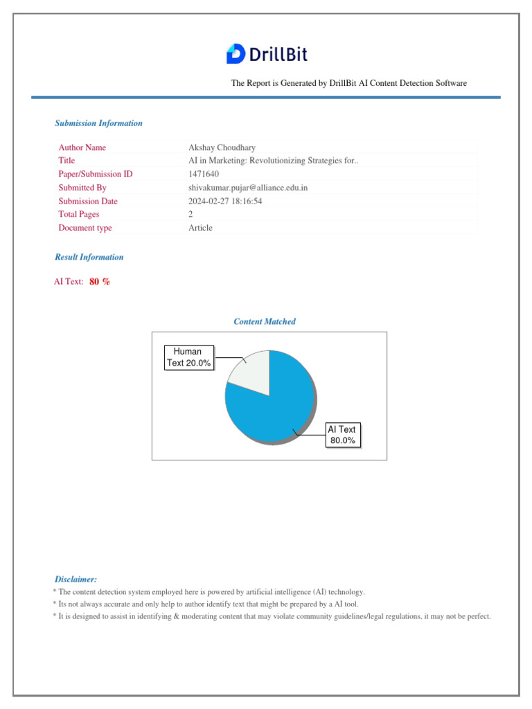 DB Report AI | Download Free PDF | Artificial Intelligence | Intelligence (AI) & Semantics