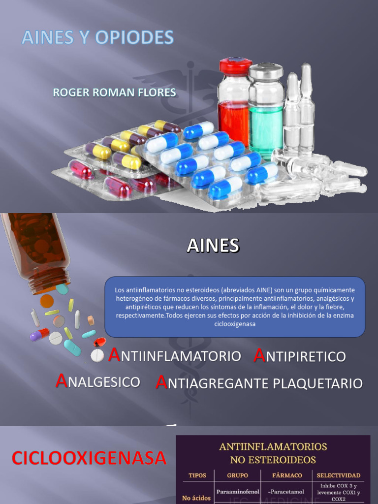 Aines y Opiodes | PDF | Droga anti-inflamatoria libre de esteroides ...