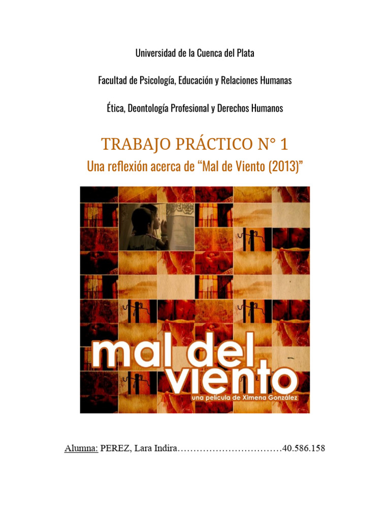 Etica - Trabajo Practico 1 | PDF | Moralidad