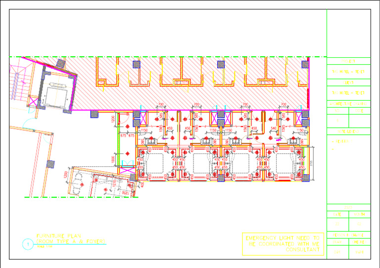 Lighting Plan 2 Hotel TMG (Lantai 4-5) Architecture Plan | PDF