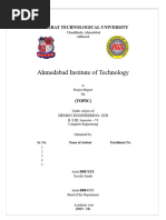 GTU 8th Sem Internship Weekly Report | PDF