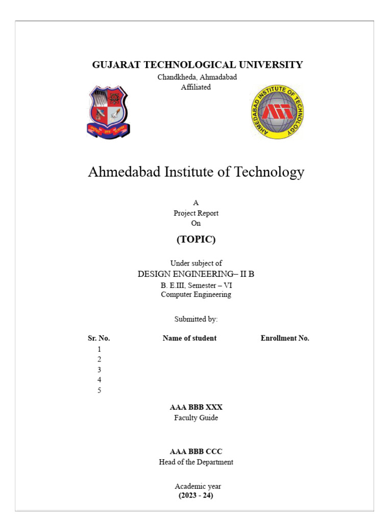 Project Report on Design Engineering | PDF | System | Engineering