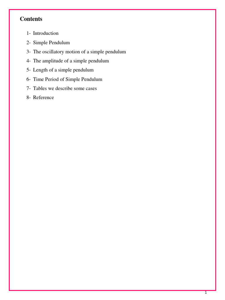 Simple Pendulum (Hemn) Sound | PDF | Pendulum | Oscillation