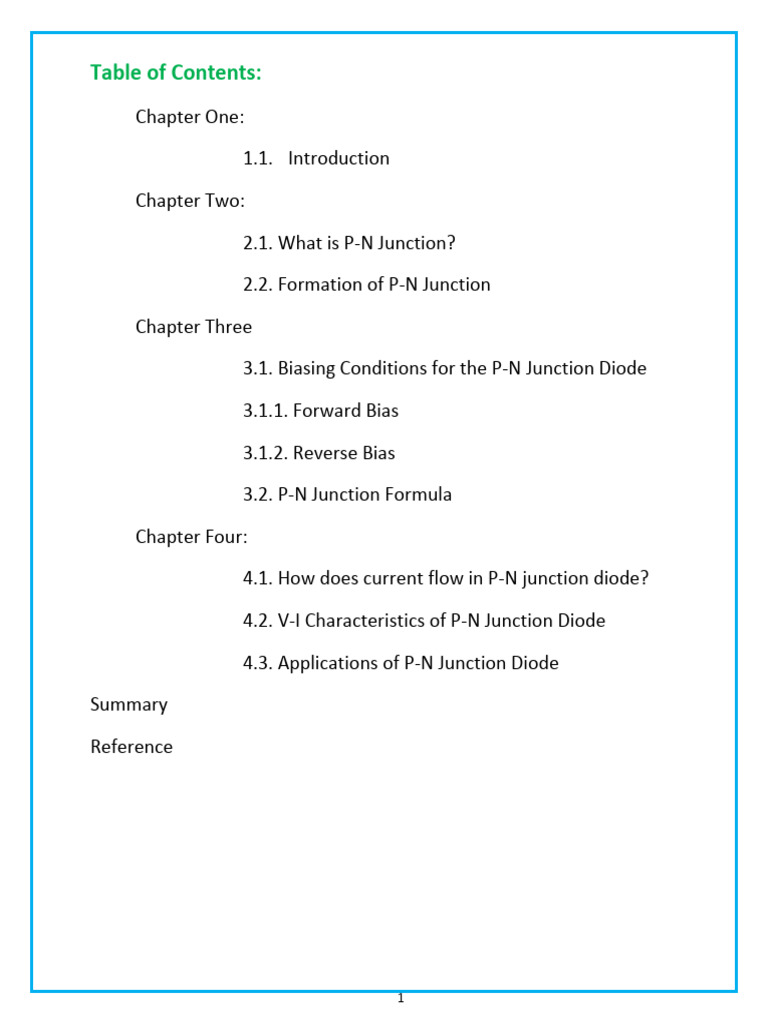 P-N Junction | PDF | P–N Junction | Semiconductors