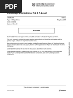Cambridge International AS & A Level: Chemistry 9701/12 May/June 2022 ...