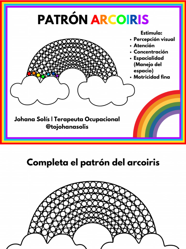 Patrón Arcoiris - @tojohanasolis | PDF